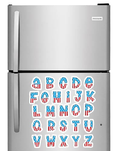 Captain America Alphabet Photo Fridge Magnets - (26 PER PACK) – Canvas ...