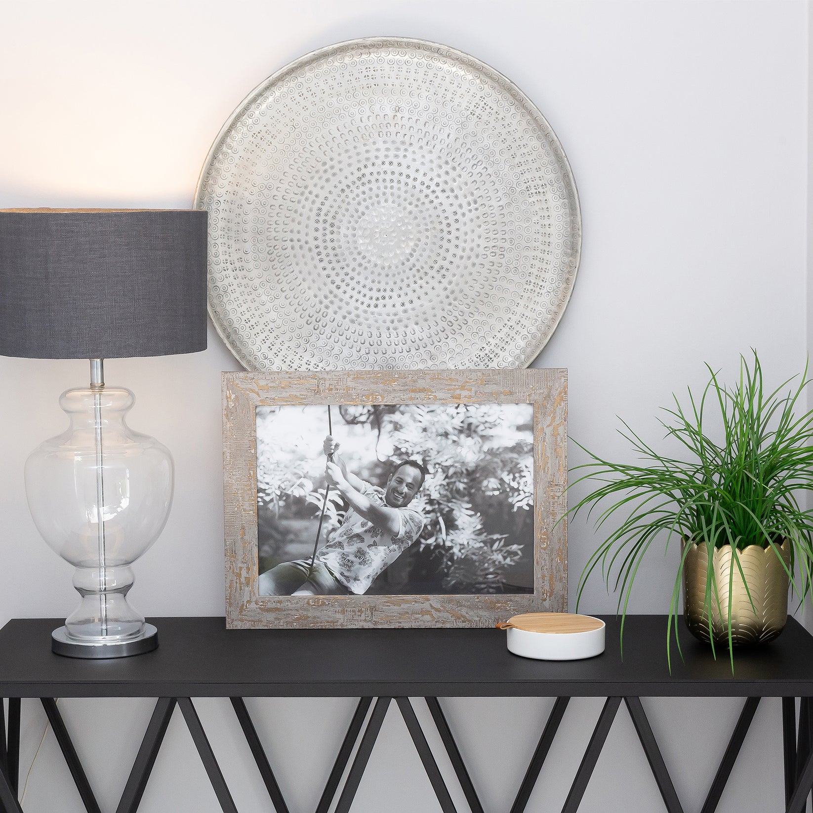 Photo Frame with your picture! - A3 40x30cm- Wood Stressed – Canvas & More