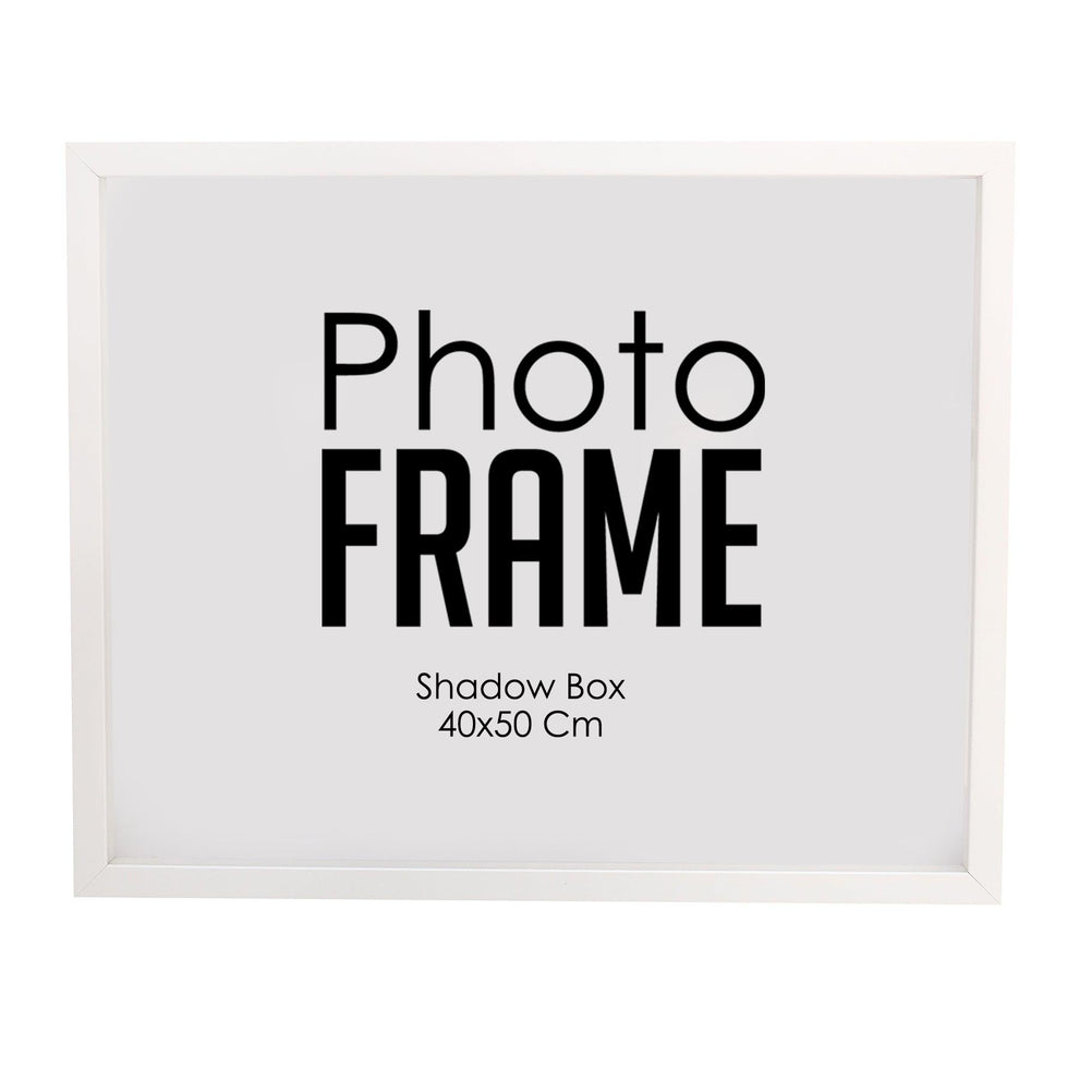 Photo Frame - 40x50cm - Shadow Box - Black/White (FRAME ONLY) – Canvas ...