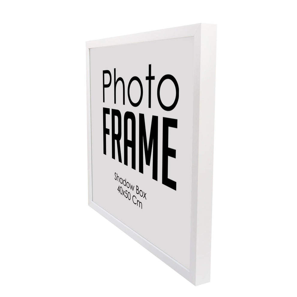 Photo Frame - 40x50cm - Shadow Box - Black/White (FRAME ONLY) – Canvas ...