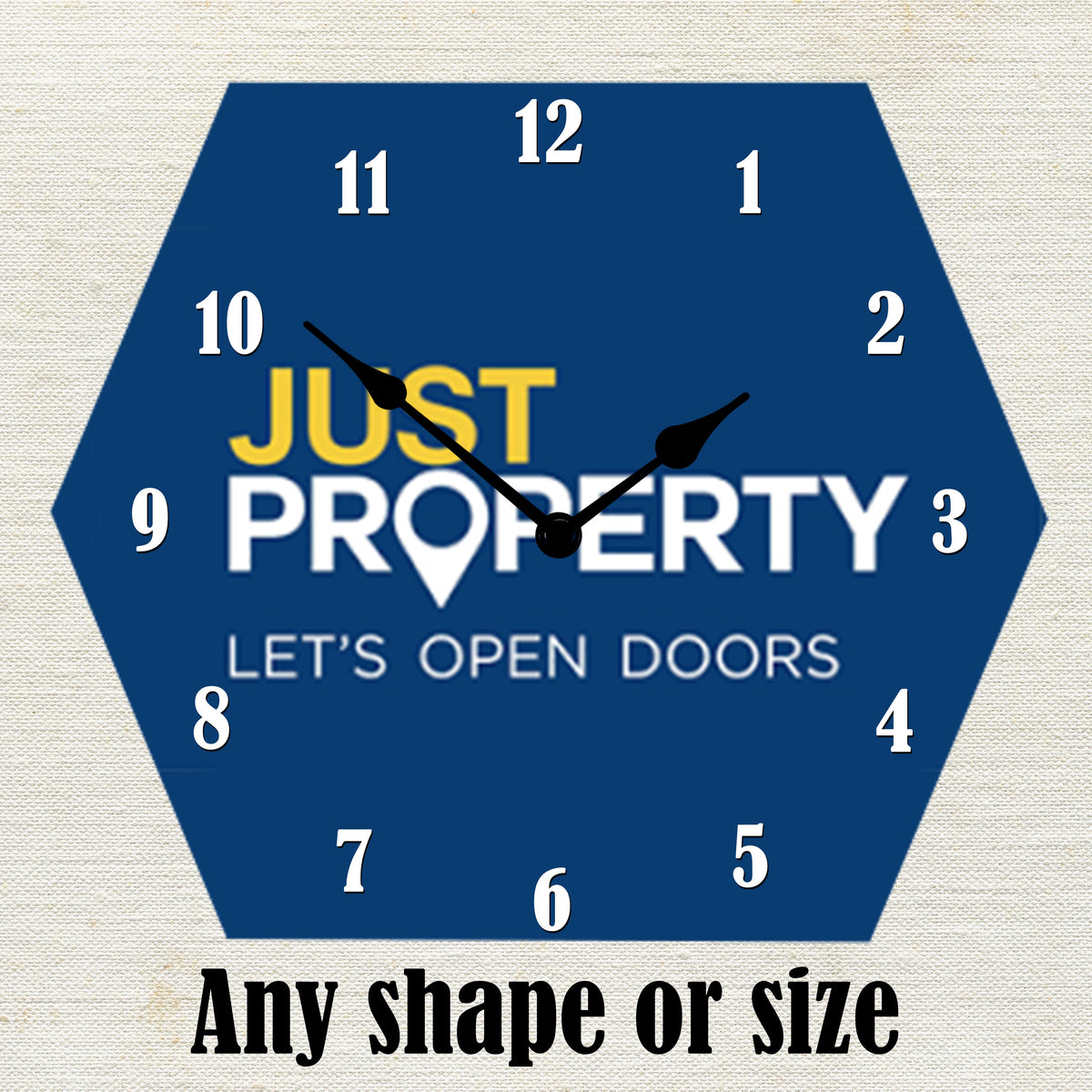 Branded Custom Clocks - any Shape & Design - Bulk pack options – Canvas ...