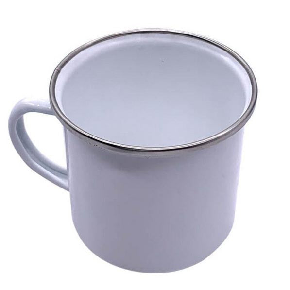 Personalised Enamel metal mugs – Canvas & More