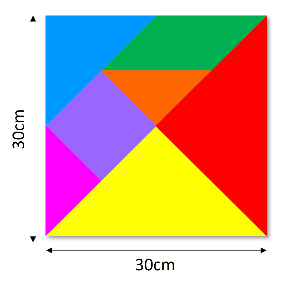 Magnetic Game (Tangram) – Canvas & More