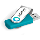 Axis Dome Flash Drive - 8GB - Turquoise – Canvas & More