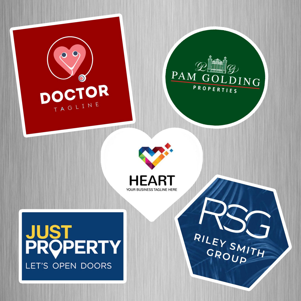 Branded Fridge Magnets -PRESET SHAPES – Canvas & More