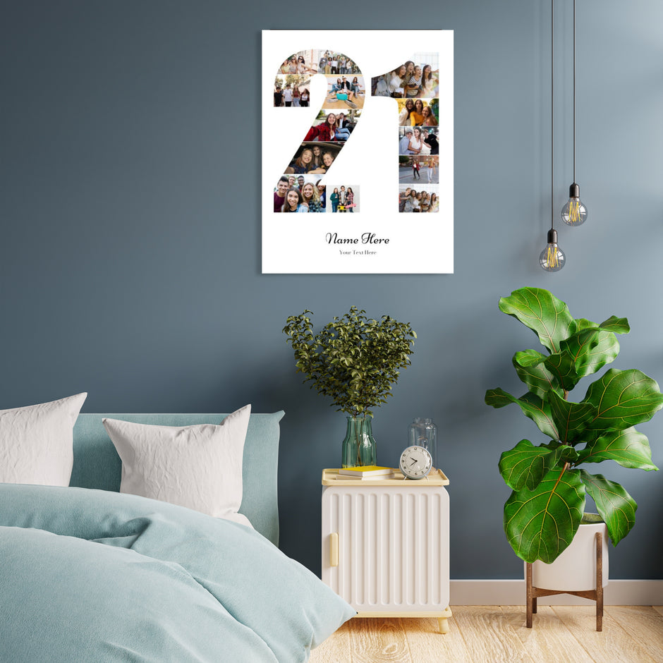 Personalised Special Occasion/Birthday Number Photo Collages on ready ...