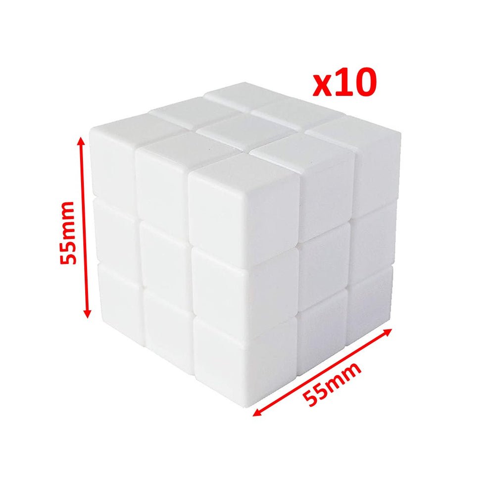 Rubiks Cubes 3x3 - Blank White (Pack of 10) – Canvas & More
