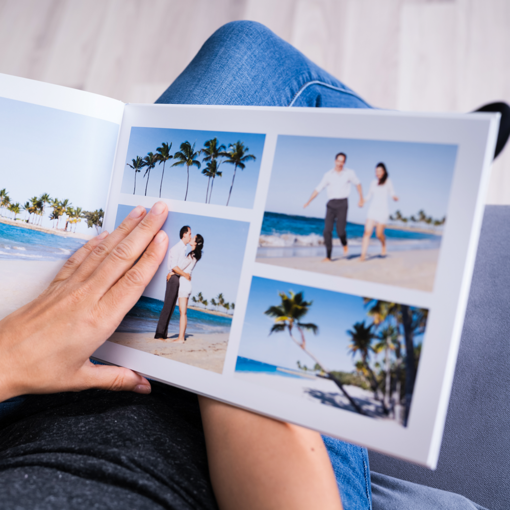 A4 Landscape Floral Photobook – Canvas & More