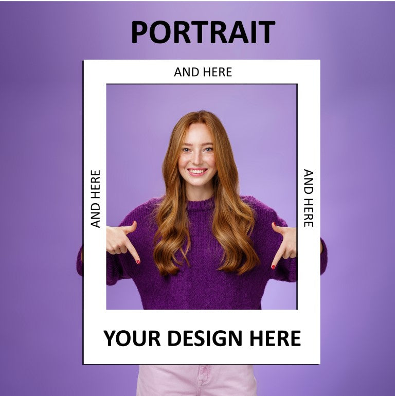 Customized Selfie Photo Frame Prop – Canvas & More