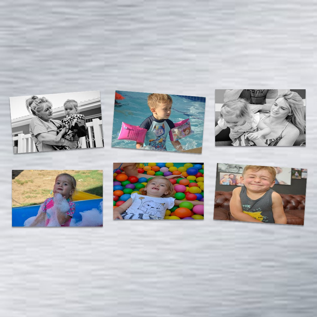 Rectangle Photo Fridge Magnets - personalised (6 PER PACK) (UK ...