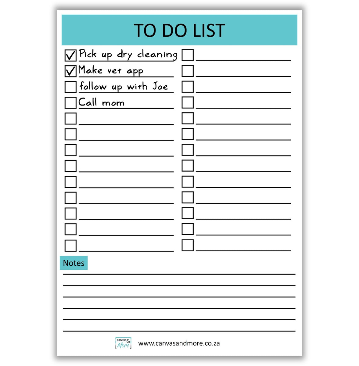 Large Write ‘n Wipe Magnetic To Do List with 3-in-1 Marker – Canvas & More