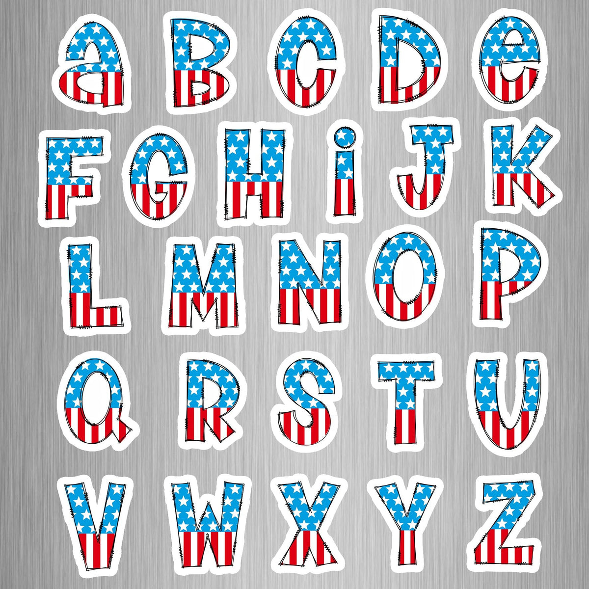 Captain America Alphabet Photo Fridge Magnets - (26 PER PACK) (UK ...
